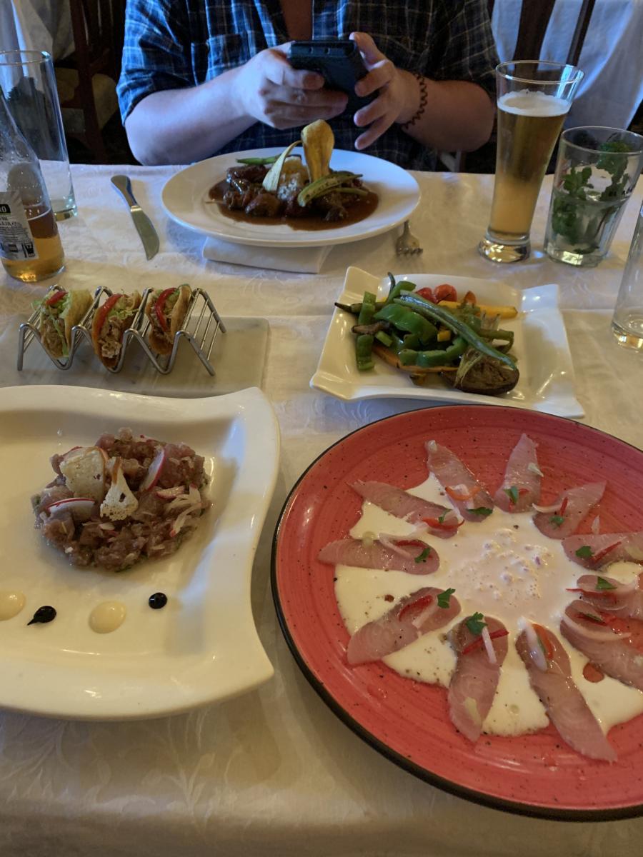 Dinner at the best paladar in Havana, Cuba